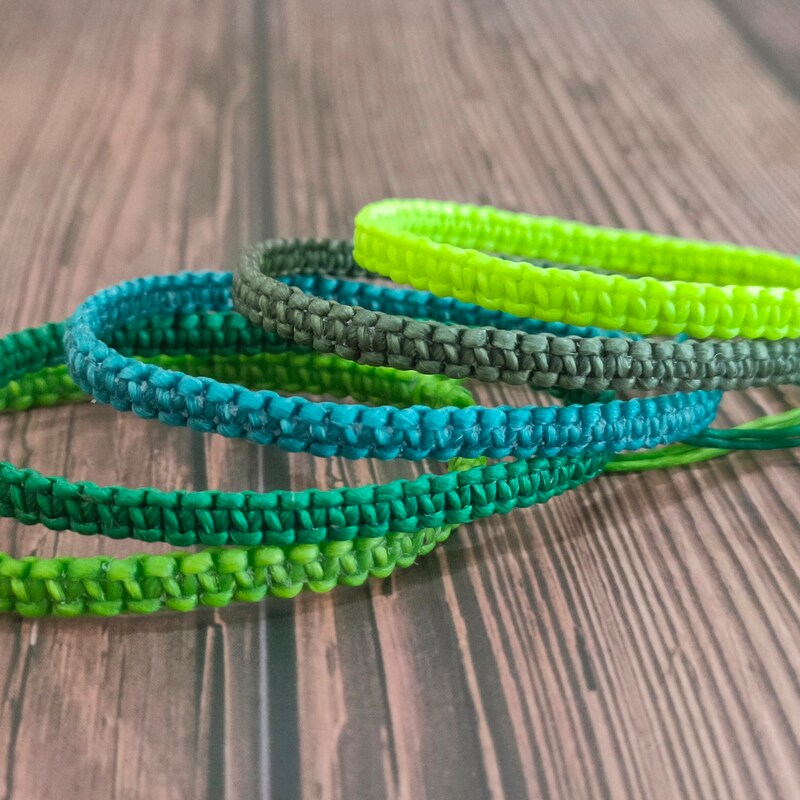 Square Knot Bracelet - Etsy