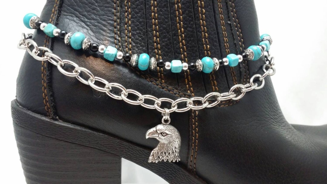 Boot Bling Anklet Bracelet Jewelry Harness Thick Chain - Etsy