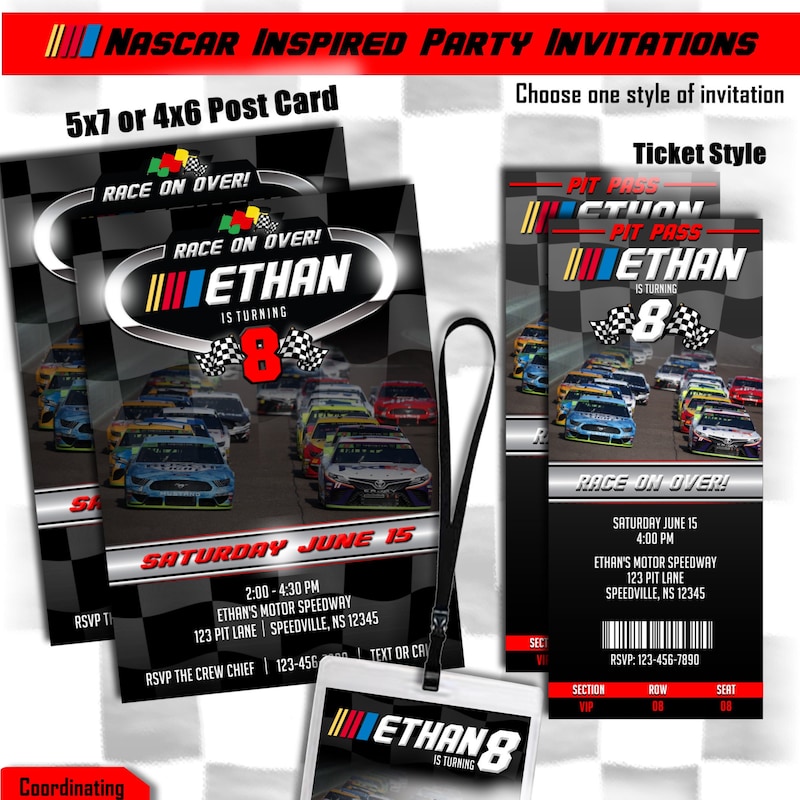Nascar Party - Etsy
