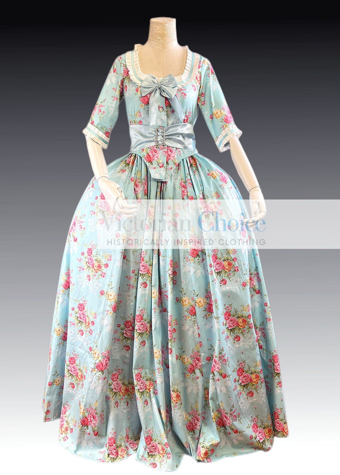 Bridgerton Queen Charlotte Princess Floral Fancy Dress Ball Gown ...