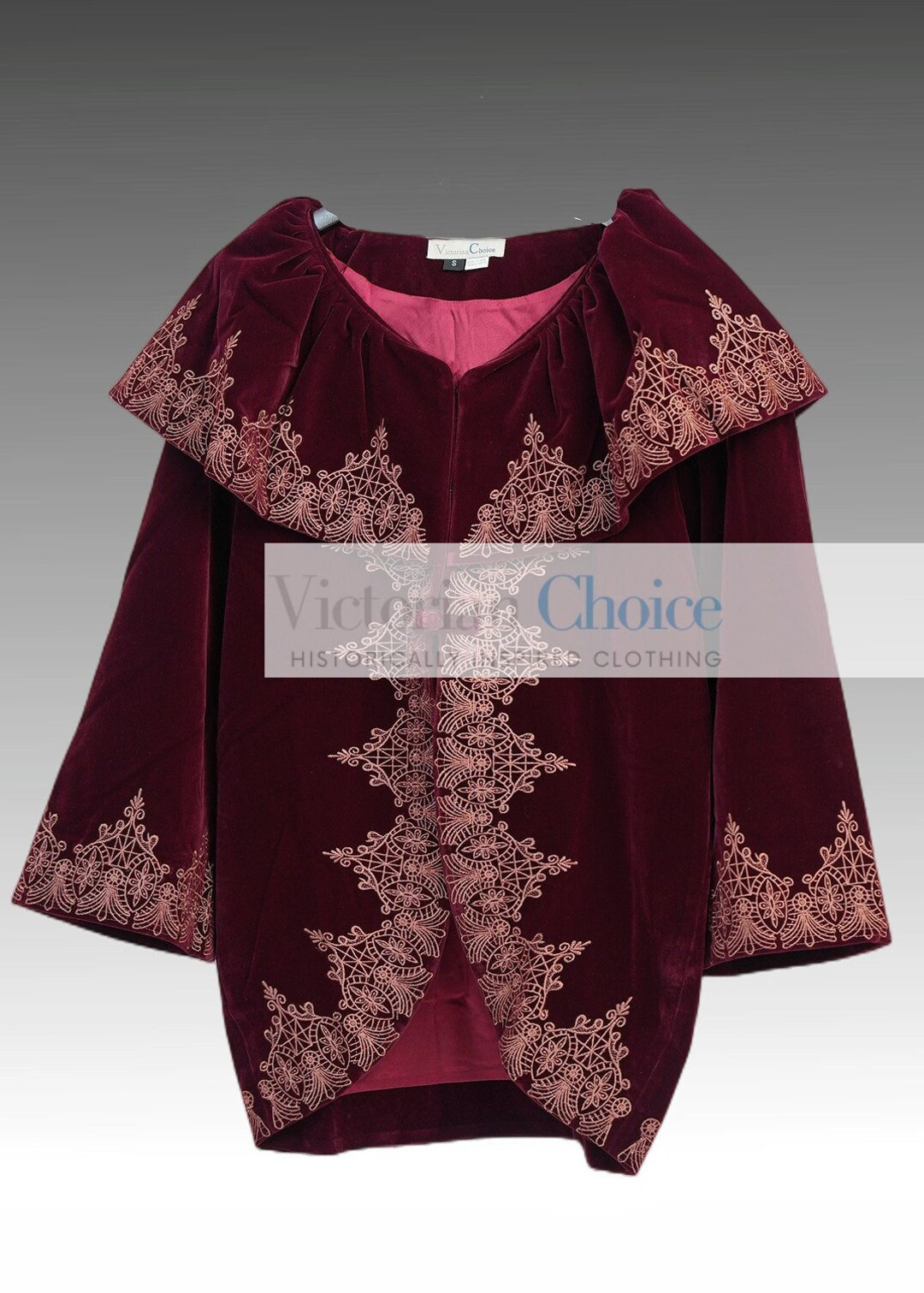 Edwardian 1910s 1920s Velvet Embroidered Women Cocoon Vintage Coat ...