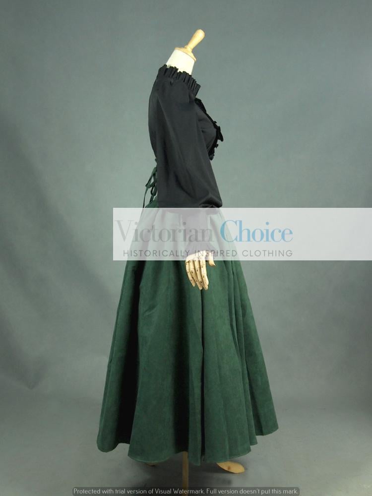 Victorian Edwardian Gothic Steampunk 2PC Dress, Penny Dreadful Costume ...