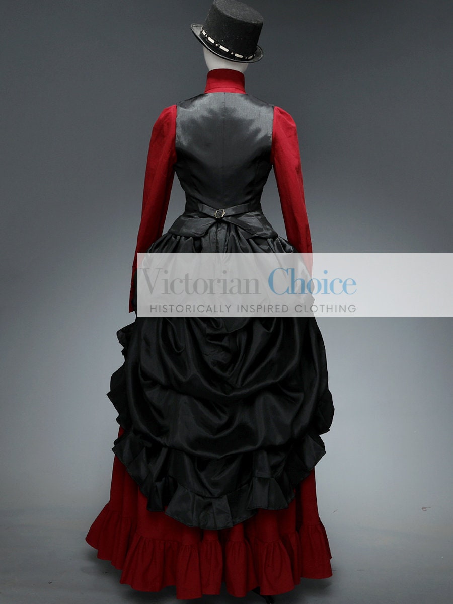 Gothic Victorian Dress Red