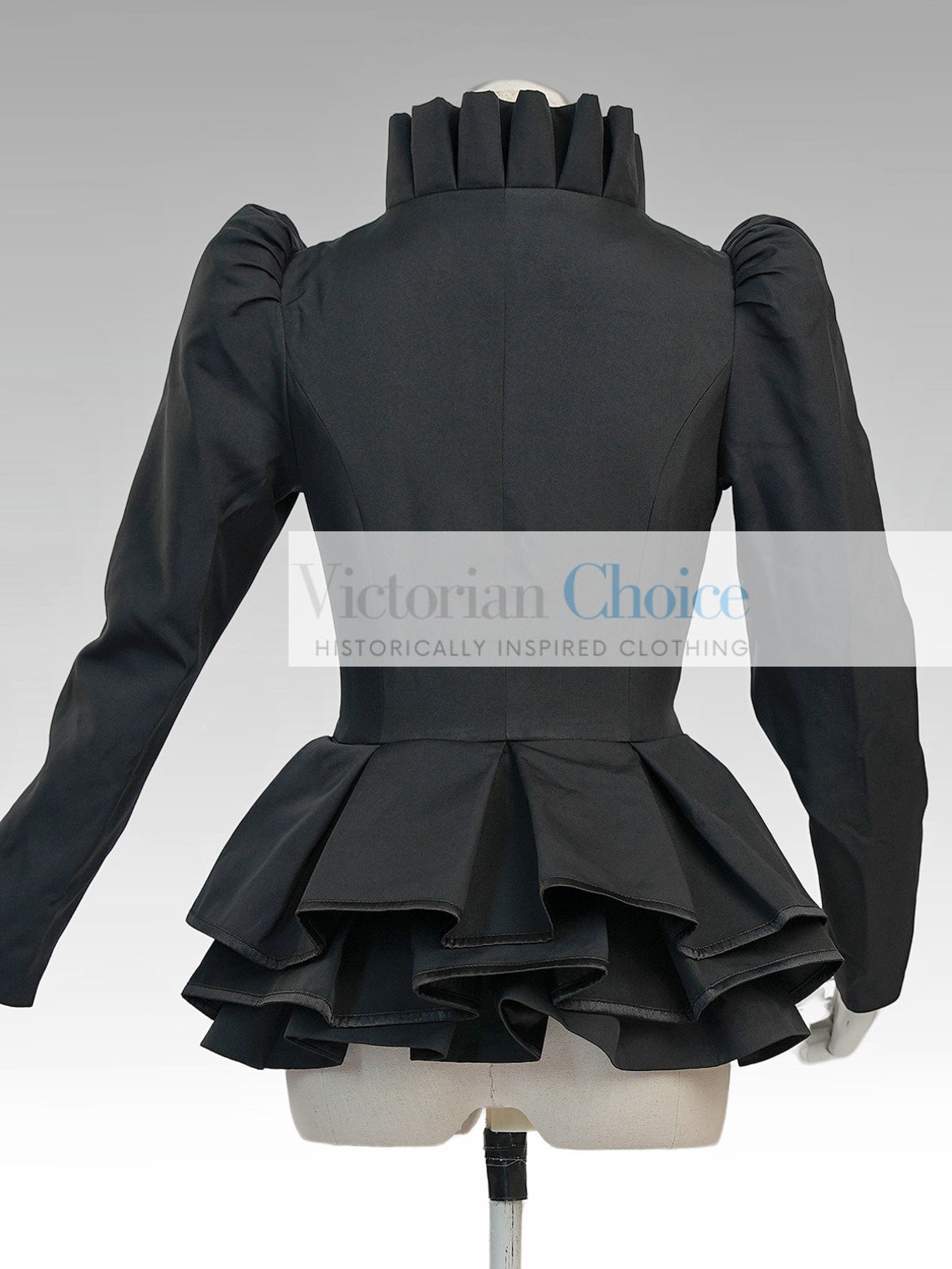 Black Edwardian Vintage Blazer, 1910s 1920s Vintage Riding Habit Jacket ...