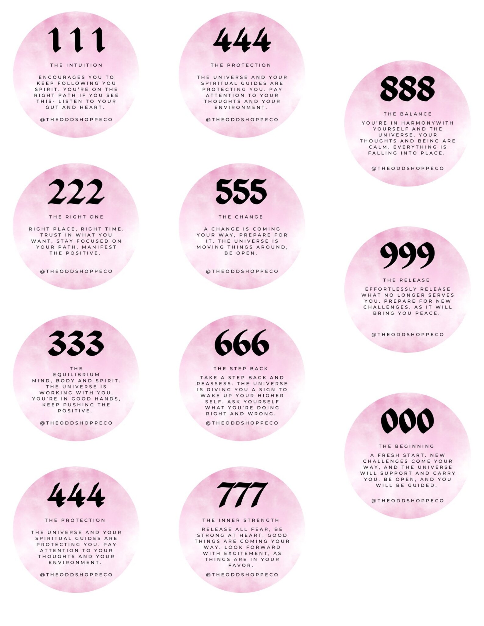 Angel Numbers Car Decal Sacred Numbers Affirmation Laptop - Etsy