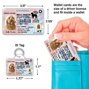 Tennessee Driver License Custom Pet ID Tags - Personalized Dog Tags ...