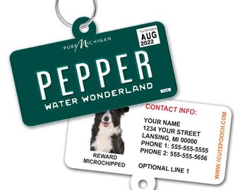 Wanted Poster Custom Pet ID Tag Dog ID Tag Personalized Pet ID Tag - Etsy