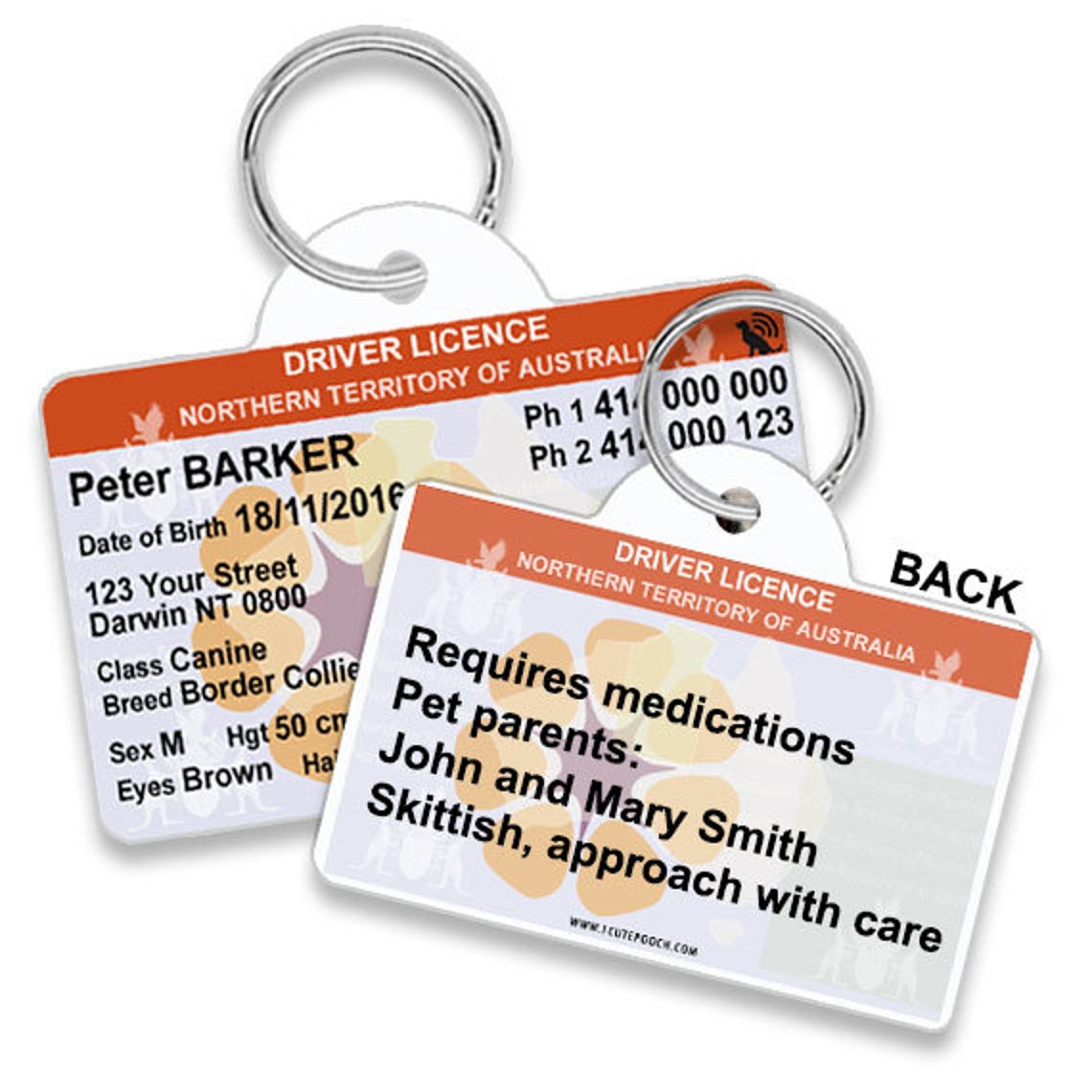 Northern Territory of Australia Driver License Custom Pet ID | Etsy