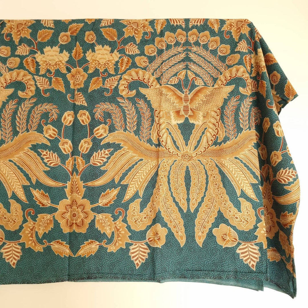 Indonesian Printed Batik Fabric by Meter Sewing Quilt Wall Decoration ...
