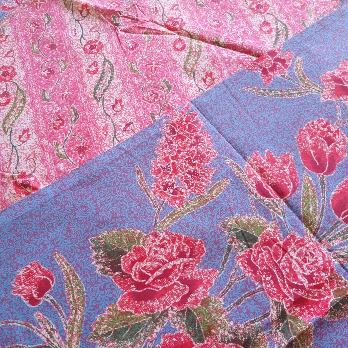 Indonesia Batik Sarong Fabric/peranakan Fabric 100% Cotton - Etsy