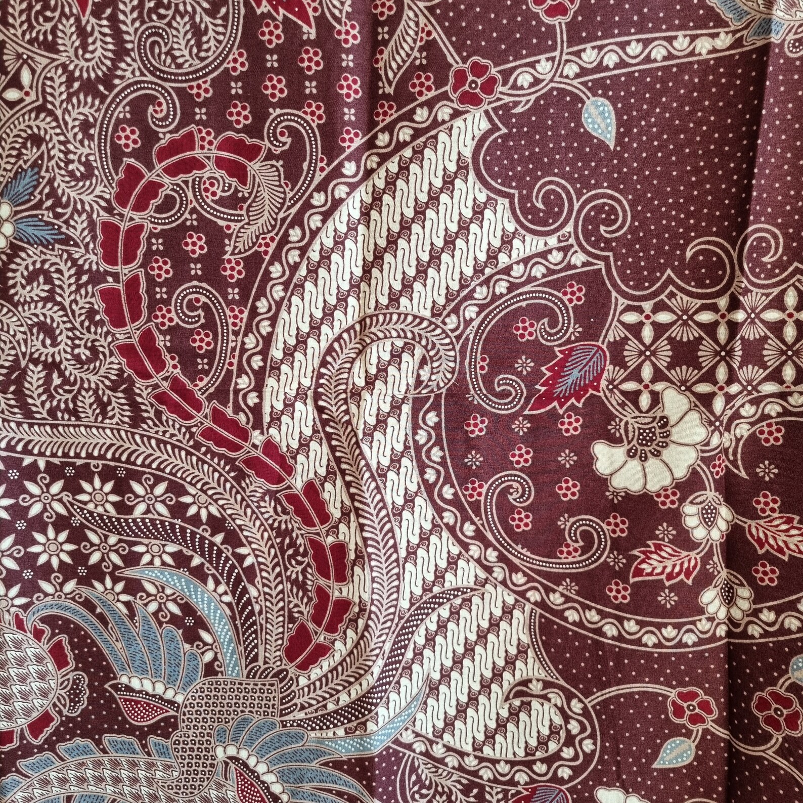 Indonesian Printed Batik Fabric by Meter Diy Sewing Quilt Batik Wall ...