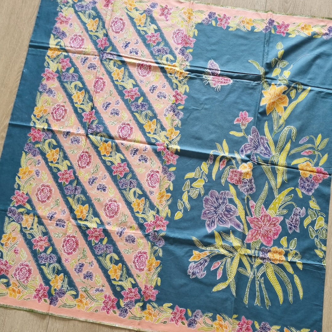 Indonesia Batik Sarong Fabric for Peranakan Kebaya Nyonya Straits ...