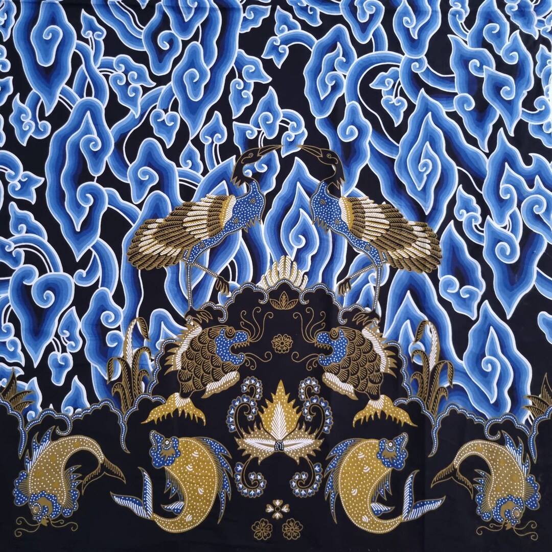 Indonesian Printed Batik Fabric by Meter Diy Sewing Quilt Batik Wall ...