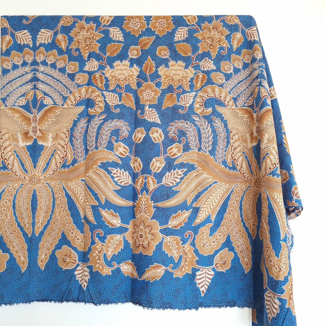 Indonesian Printed Batik Fabric by Meter Sewing Quilt Batik Wall ...