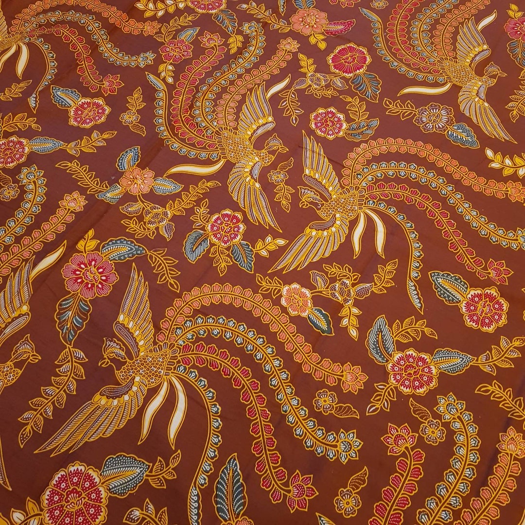 Indonesian Printed Batik Fabric by Meter Diy Sewing Quilt Batik Wall ...