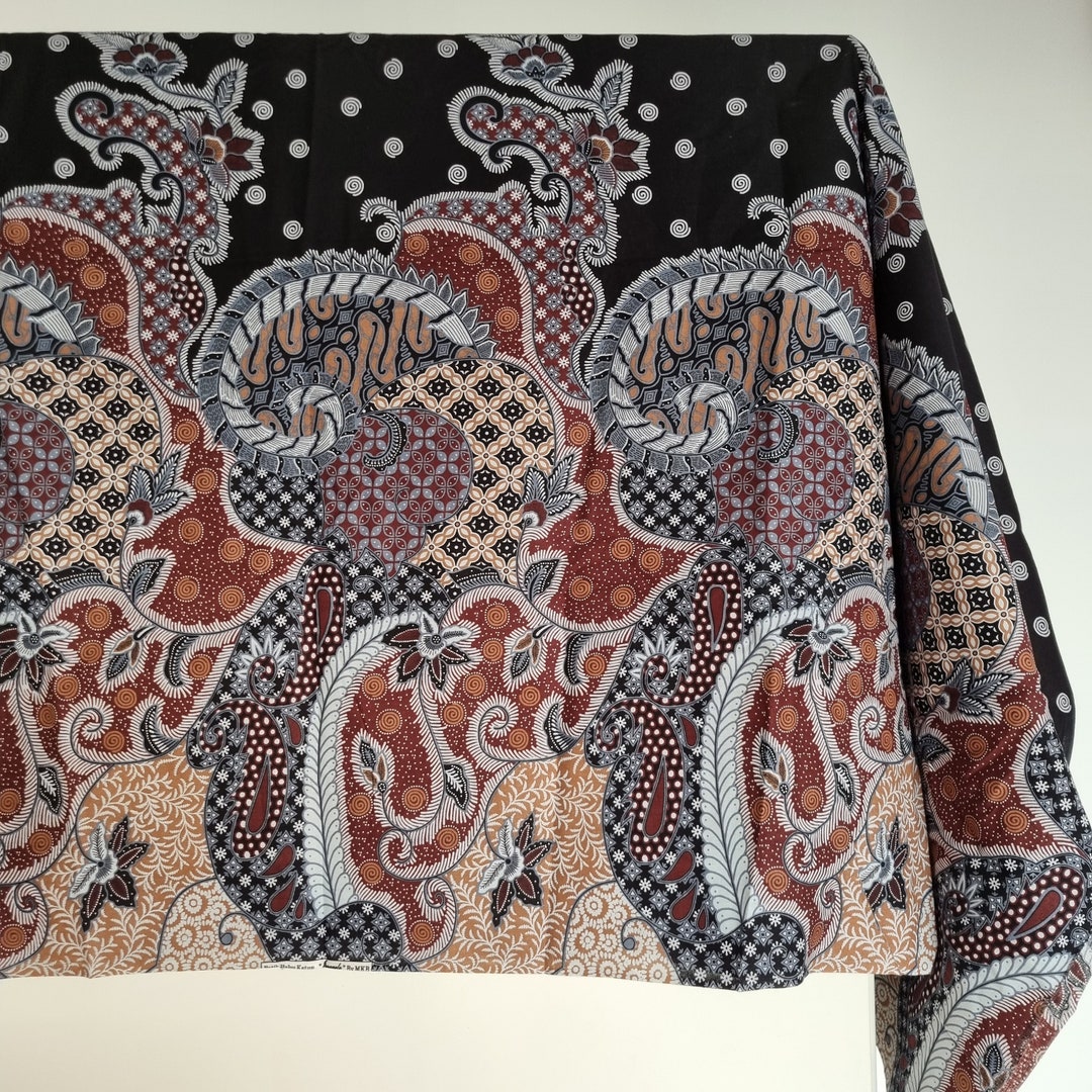 Indonesian Printed Batik Fabric by Meter Diy Kimono Sewing Quilt Batik ...