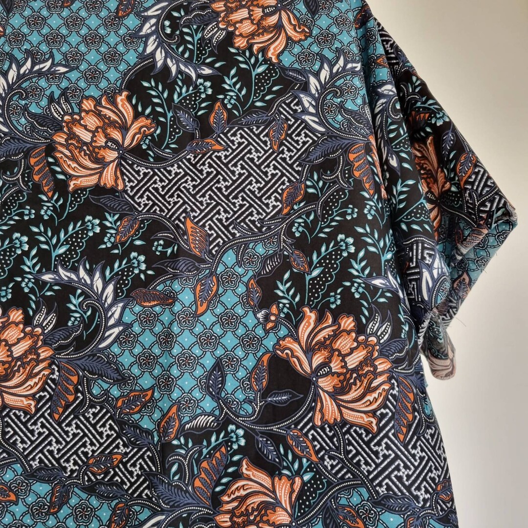 Indonesian Printed Batik Fabric by Meter Diy Sewing Batik Wall ...