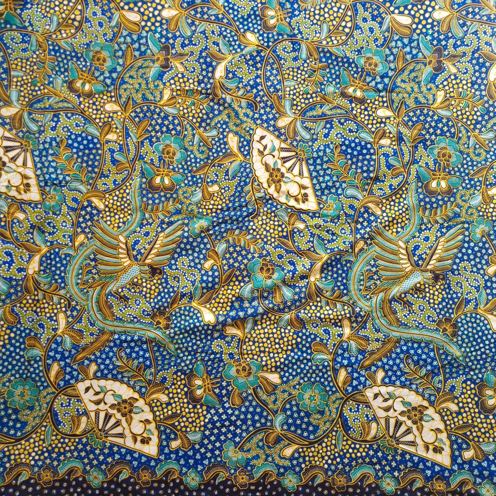 Indonesian Printed Batik Fabric by Meter Sewing Quilt Batik - Etsy