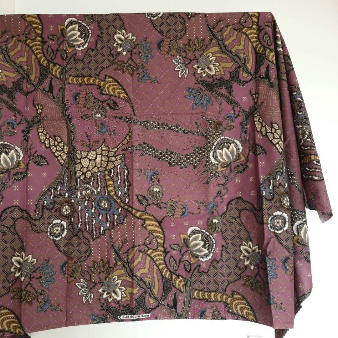 Indonesian Printed Batik Fabric by Meter Sewing Quilt Batik Wall ...