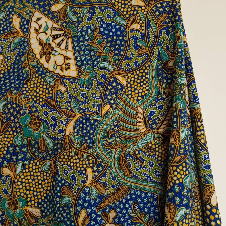Indonesian Printed Batik Fabric by Meter Sewing Quilt Batik - Etsy