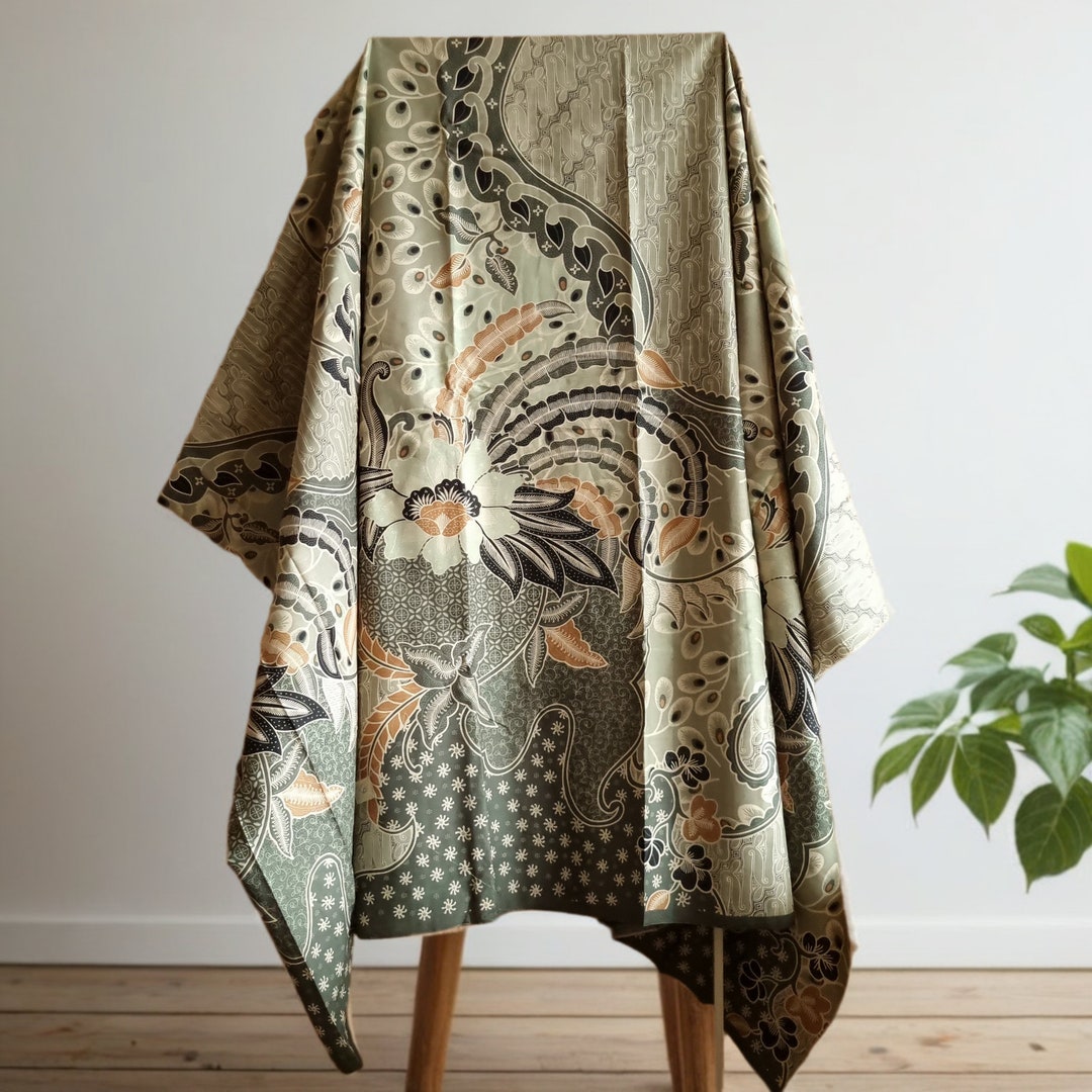 Indonesian Printed Batik Fabric by Meter Diy Sewing Quilt Batik Wall ...
