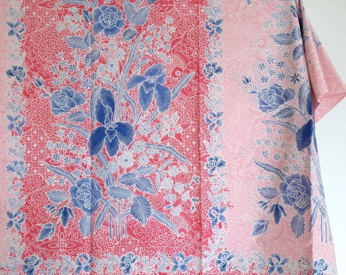 Indonesia Batik Sarong Fabric/peranakan 100%cotton Hand Stamped Floral ...