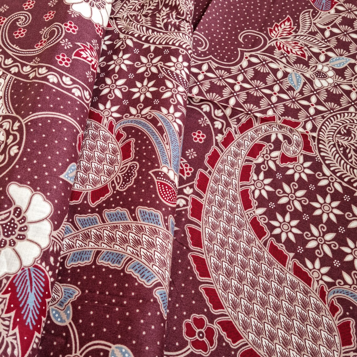 Indonesian Printed Batik Fabric by Meter Diy Sewing Quilt Batik Wall ...