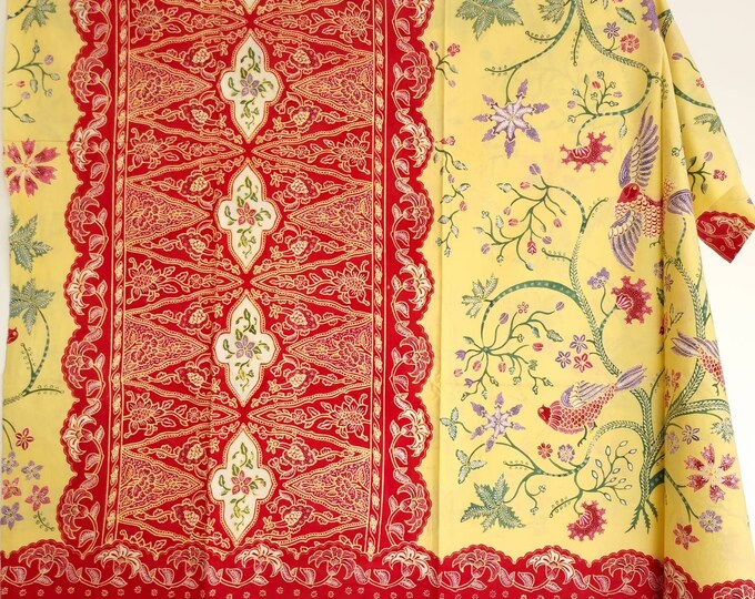 Indonesia Batik Sarong Fabric/peranakan,javanese/bali 100% Cotton Hand ...