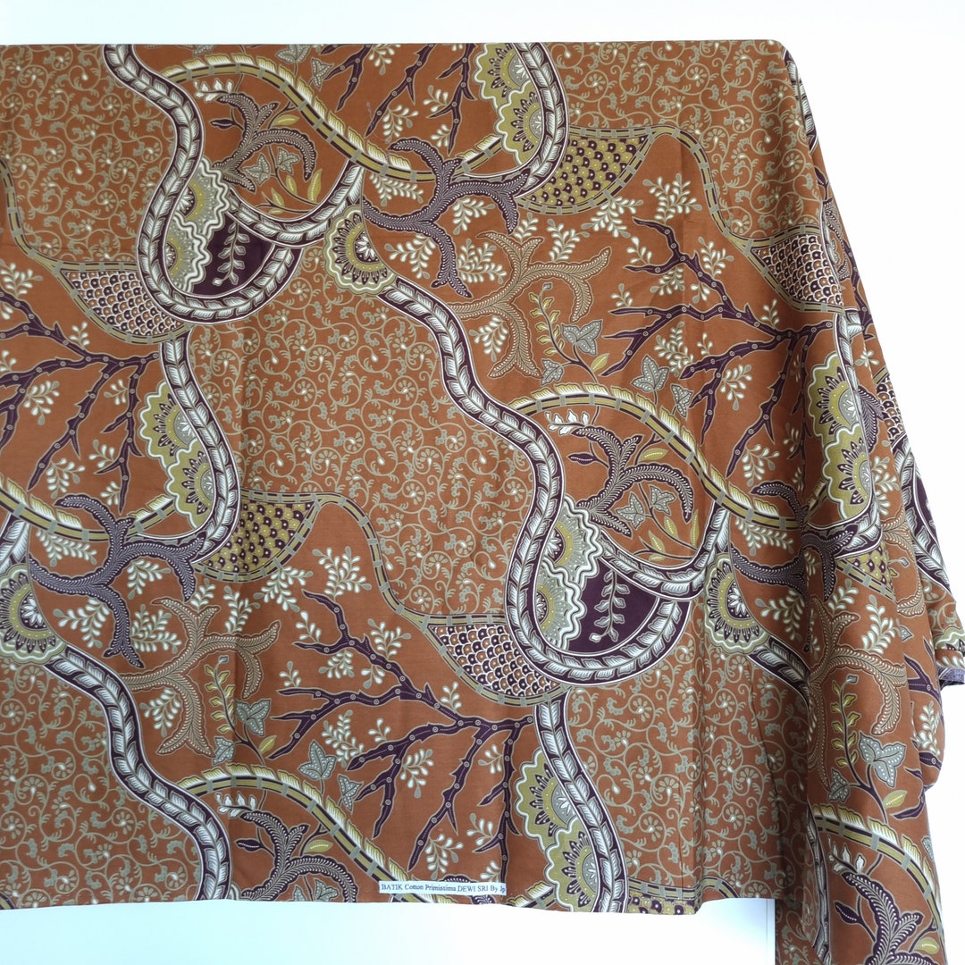 Indonesian Printed Batik Fabric by Meter Diy Sewing Quilt Batik Wall ...