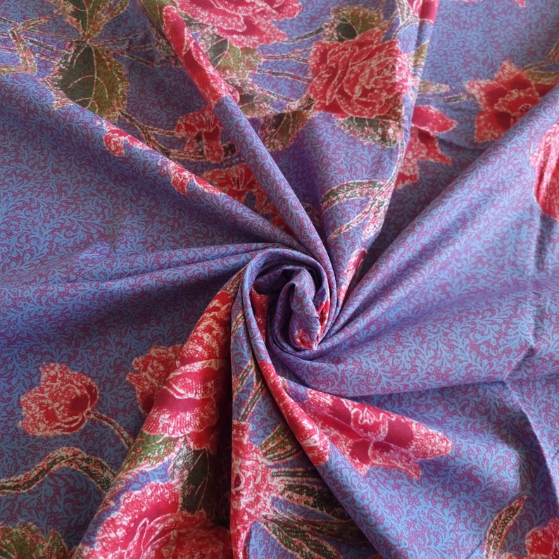 Indonesia Batik Sarong Fabric/peranakan Fabric 100% Cotton - Etsy