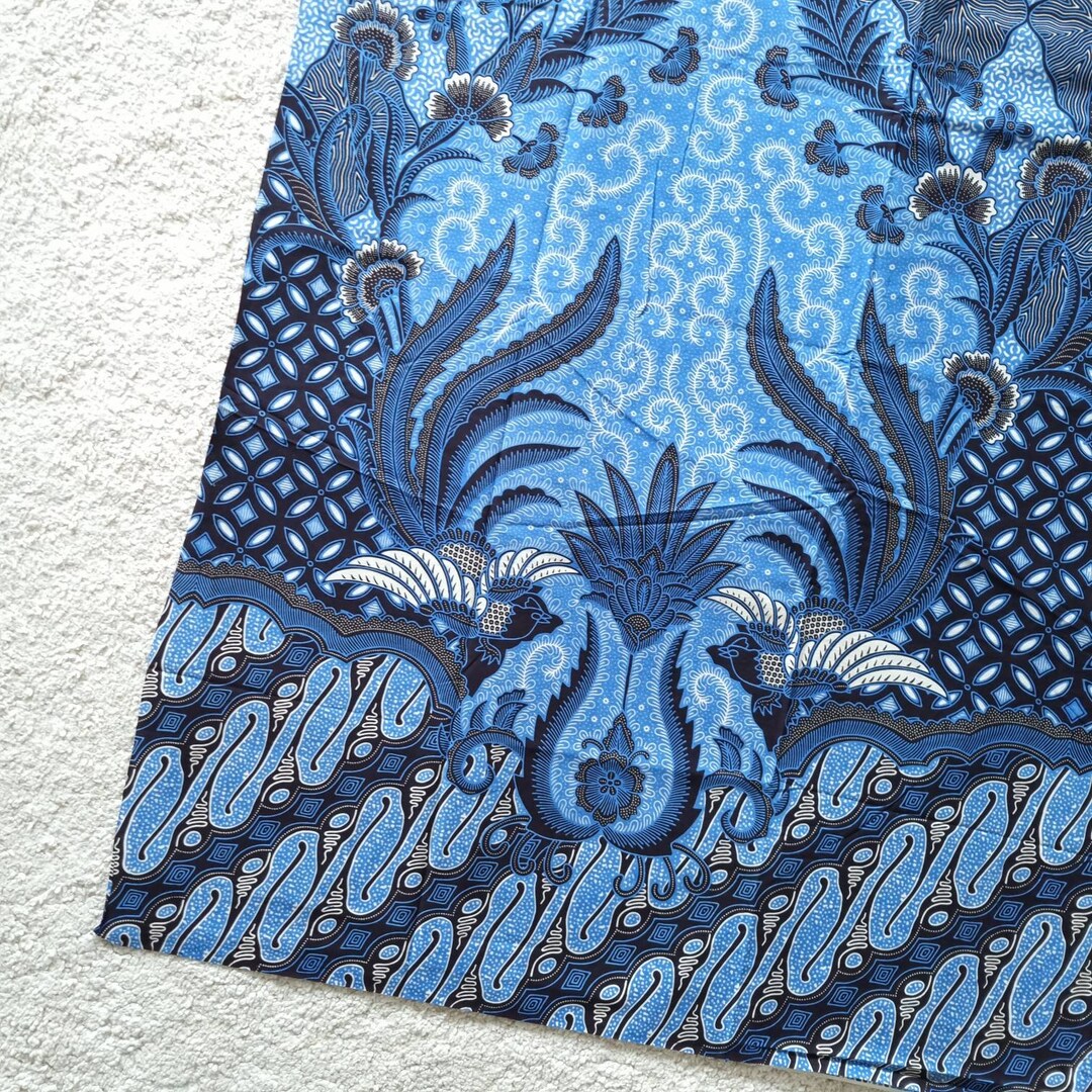 Indonesian Printed Batik Fabric by Meter Sewing Quilt Batik Wall ...