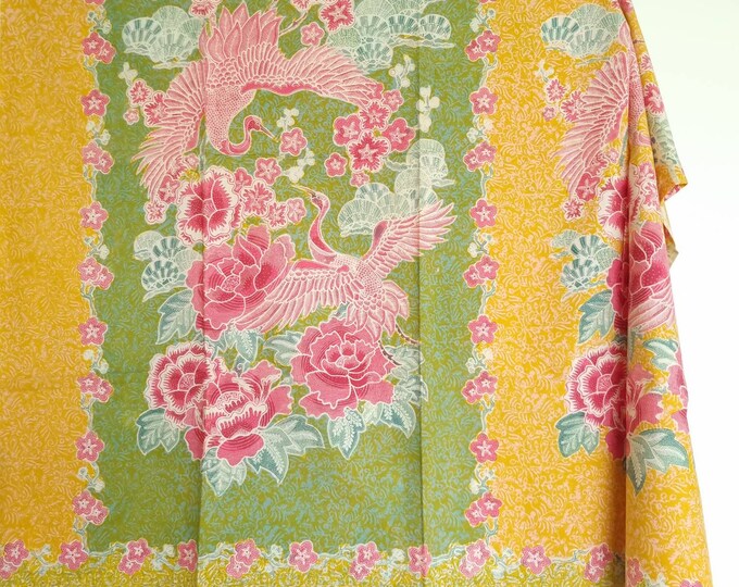 Indonesia Batik Sarong Fabric/peranakan Fabric/batik Wall Hanging ...