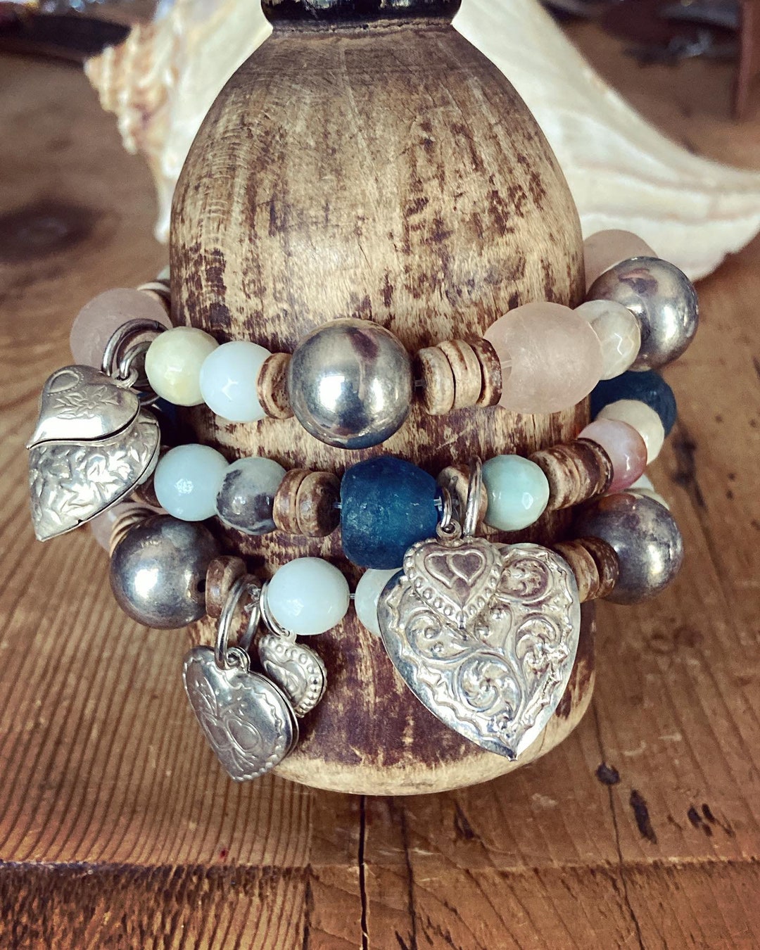 Beaded Bracelets, Boho Bracelets, Boho Beaded Bracelets, Stacking ...