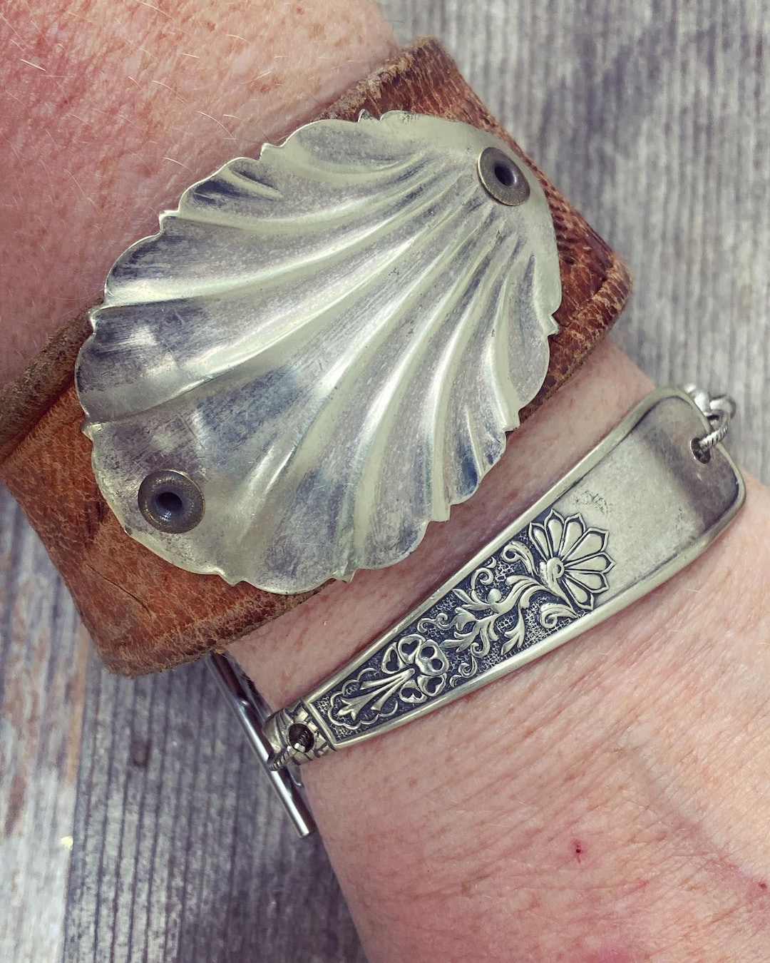Vintage Spoon Bracelet Cuff Jewelry, Vintage Silverware Bracelet Cuff ...