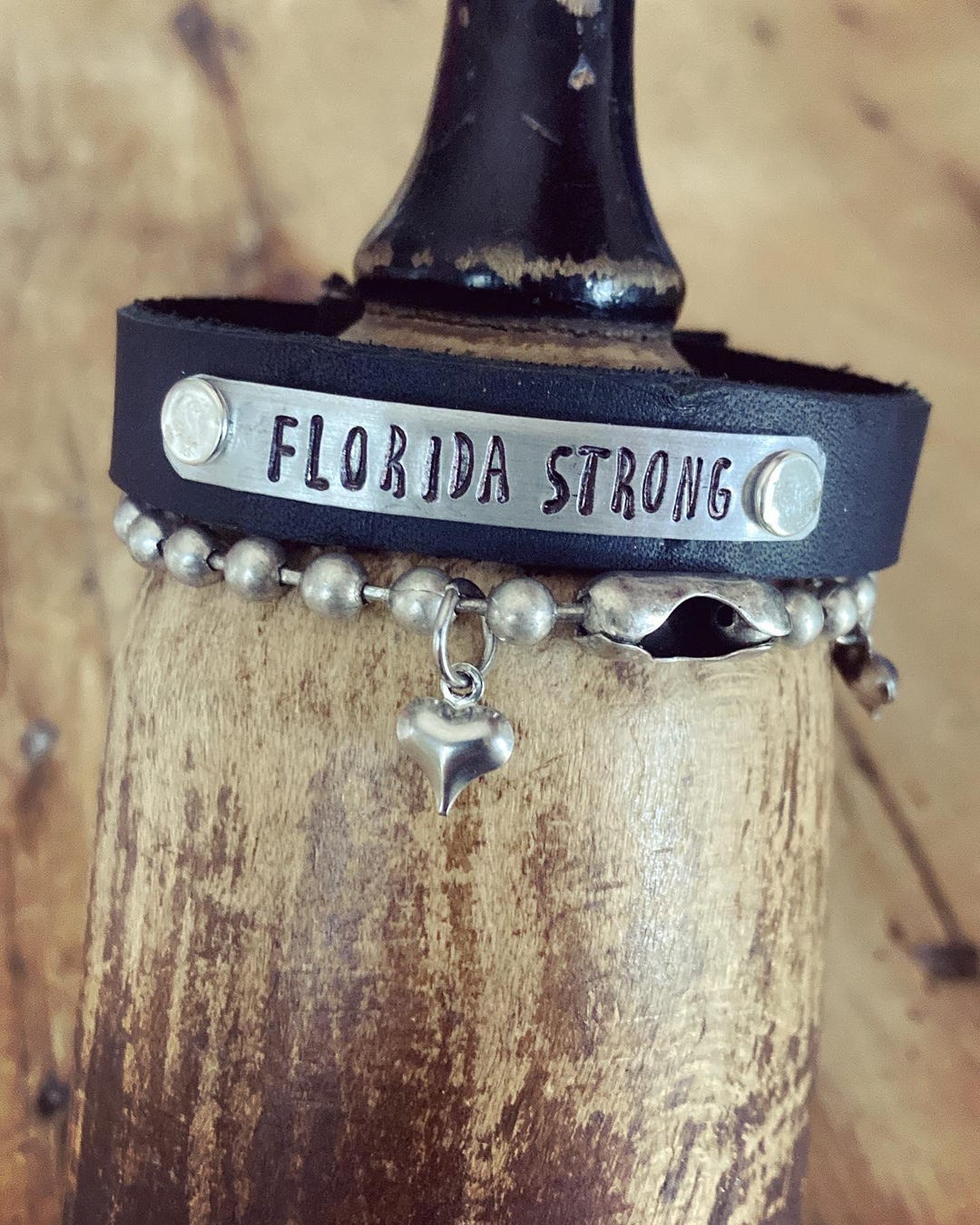 Florida Leather Cuff, Florida Strong Leather Cuff, Florida Leather ...