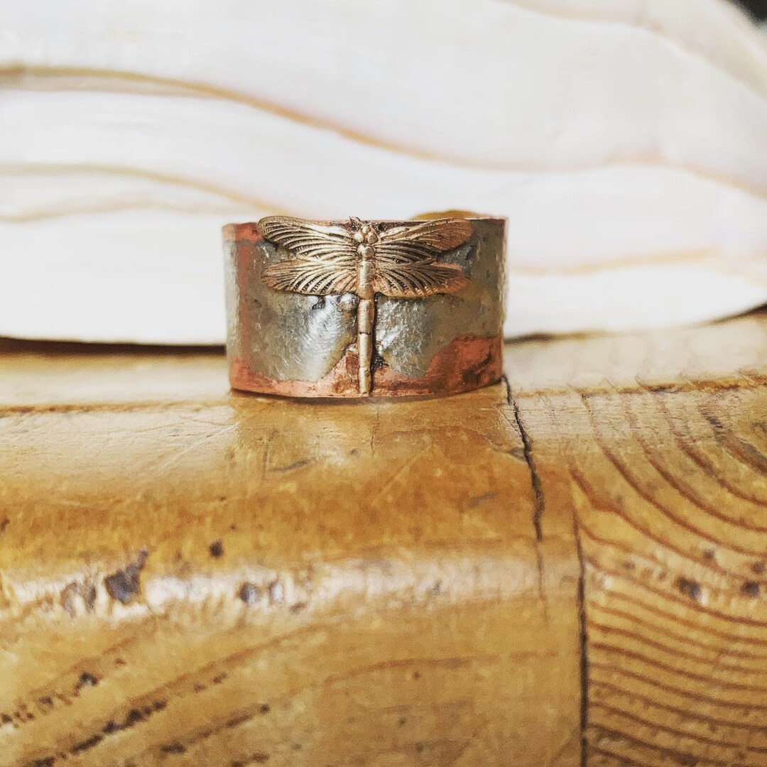 Dragonfly Ring, Insect Ring - Etsy