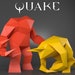 Quake 1 Shambler and Fiend 3D Papercraft Game Models. Downloadable DIY ...