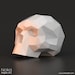 Human Skull 3D Papercraft Model. Downloadable DIY Template - Etsy