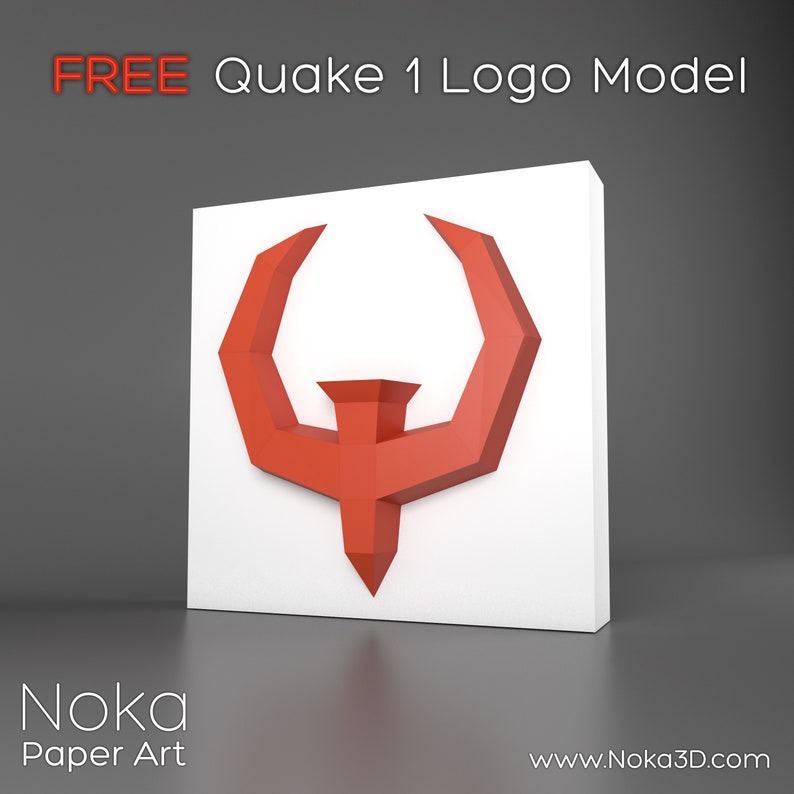 Quake 1 - Shambler and Fiend 3D Papercraft Game Models. Downloadable ...