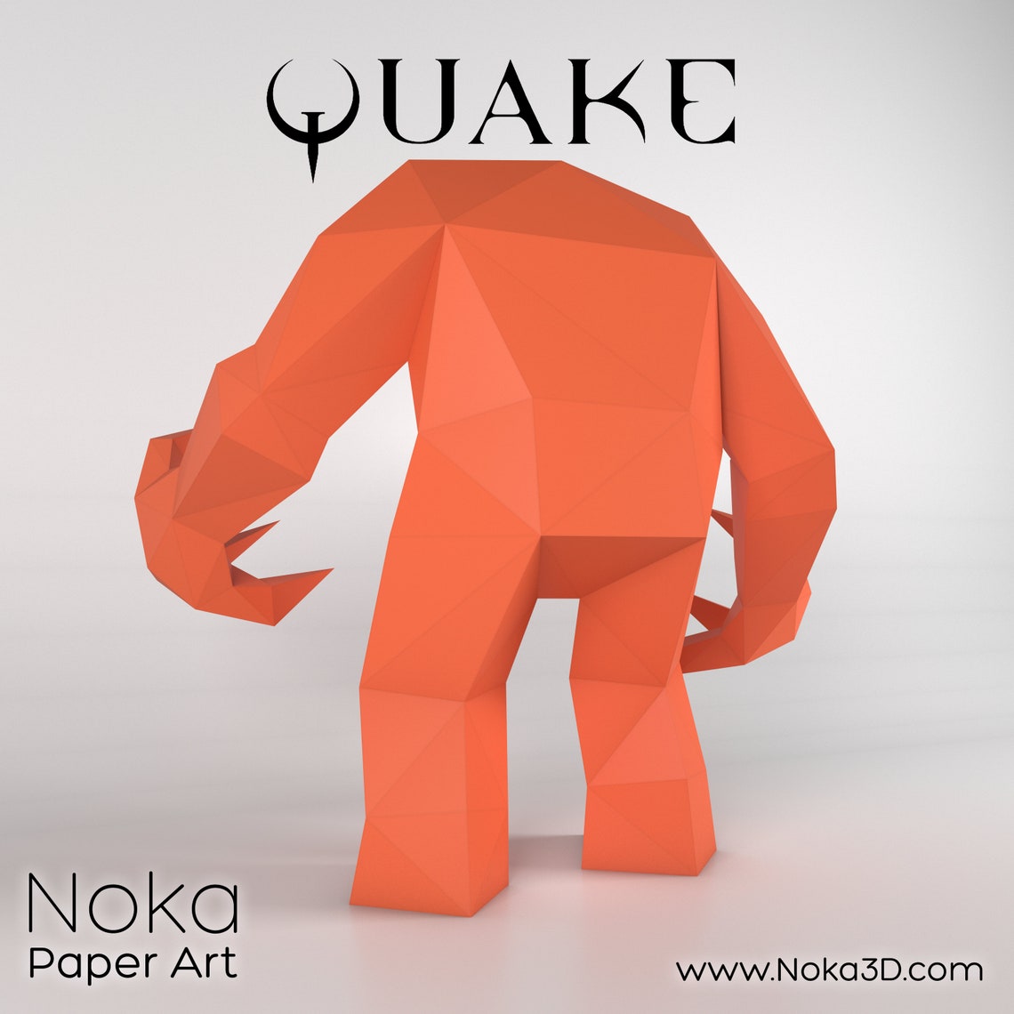 Quake 1 Shambler and Fiend 3D Papercraft Game Models. - Etsy