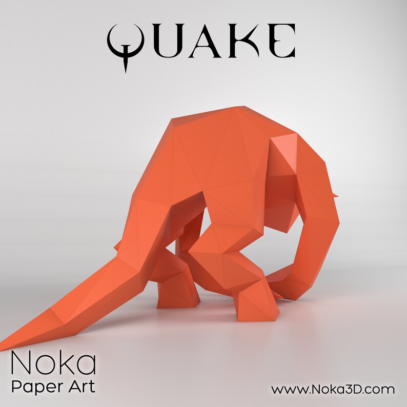 Quake 1 Shambler and Fiend 3D Papercraft Game Models. - Etsy