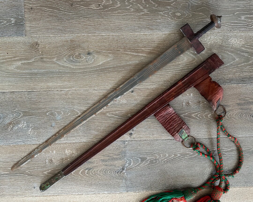 Antique Tuareg Takouba Saharan Islamic Sword & Scabbard North Africa - Etsy