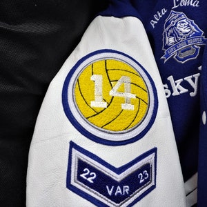 Chevron Chenille Letterman Patch - Etsy