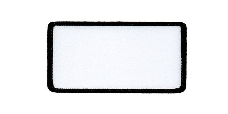 Blank Rectangle Patch Etsy