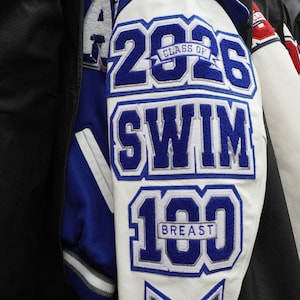 Chevron Chenille Letterman Patch - Etsy