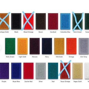 Chevron Chenille Letterman Patch - Etsy