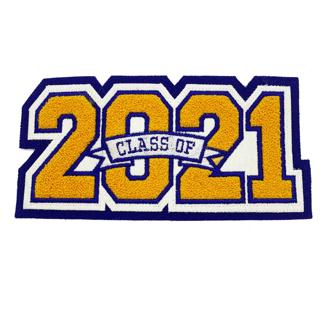 Letterman Jacket Year Chenille Patch - Block *please Note the Size* - Etsy