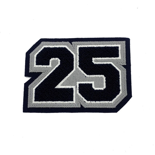 Letterman Jacket Patches Number - Etsy