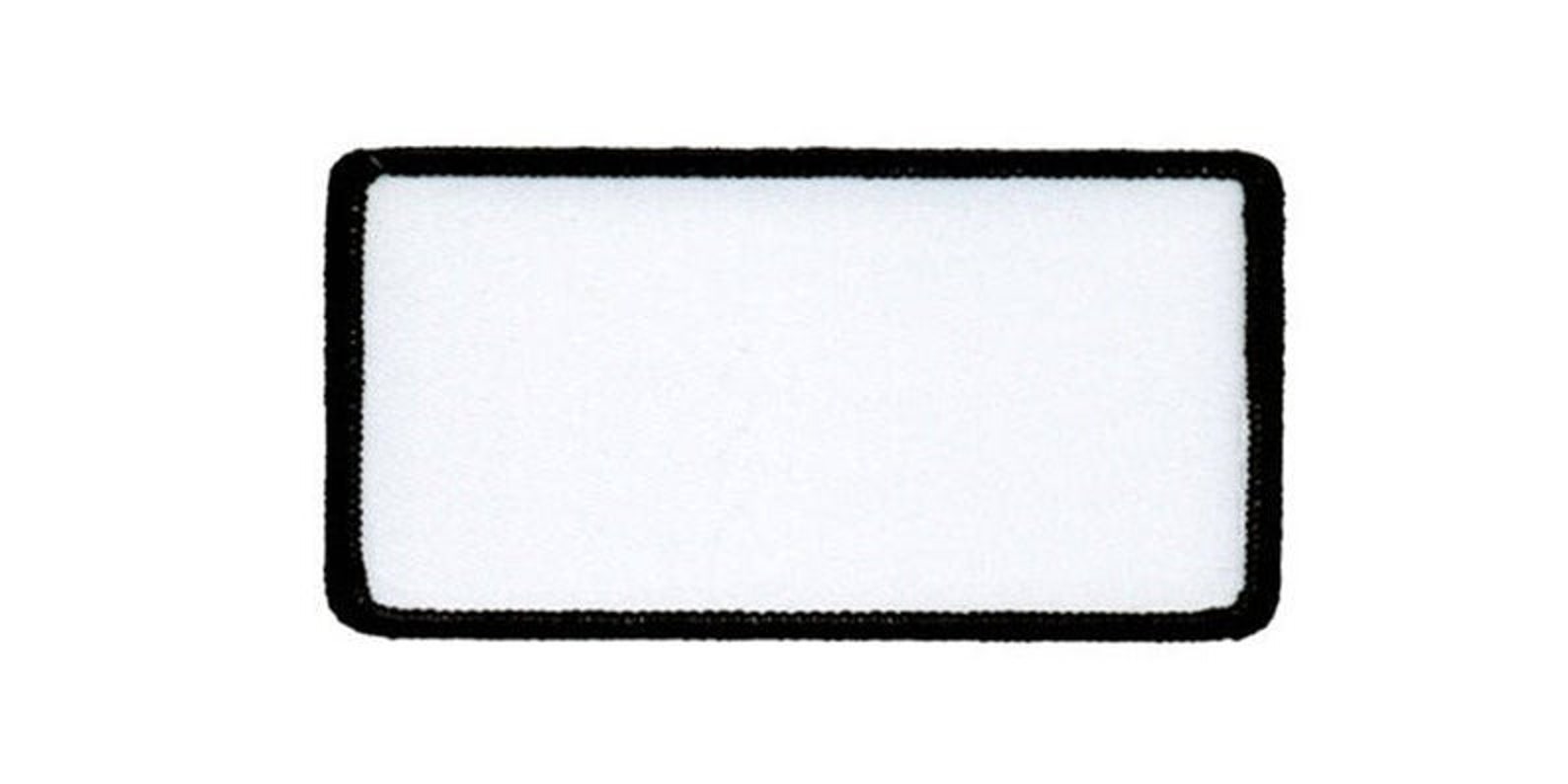 2" X 4" Blank Iron on Rectangle Patch - Etsy
