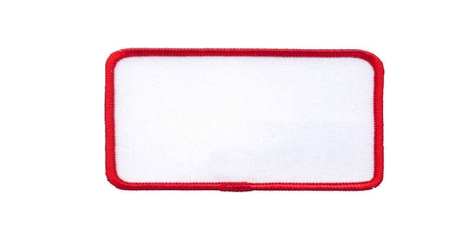 Blank Rectangle Patches 2x 4 Qty: Made to - Etsy